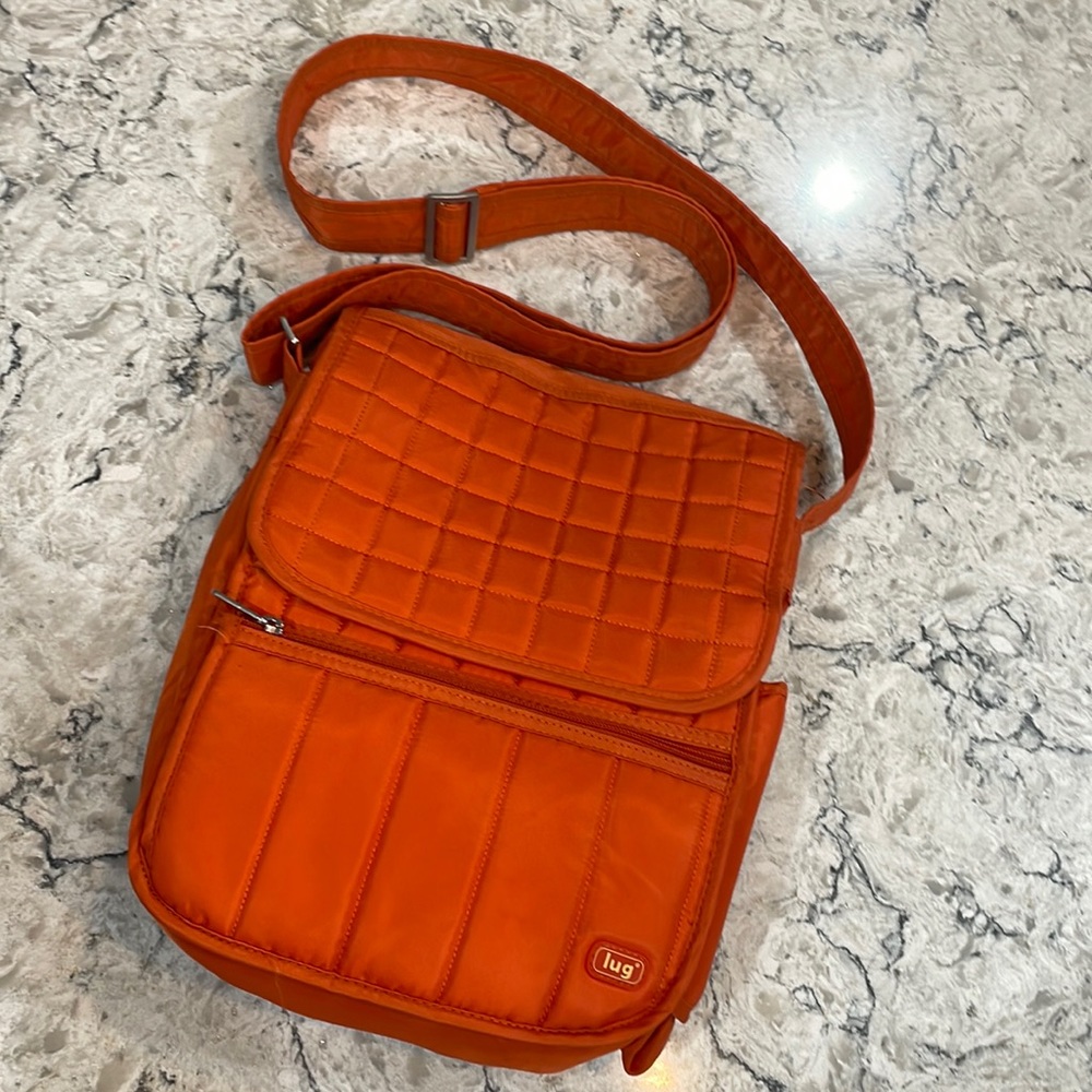 Lug Sunset Orange Moped Messenger Bag - Gem
